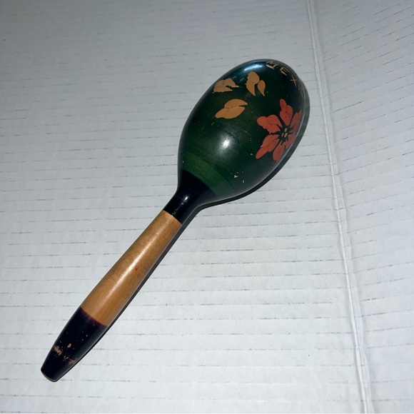 Toys | Vintage Mexican Maraca Gourd Shaker Music Mexico Hand Painted ...